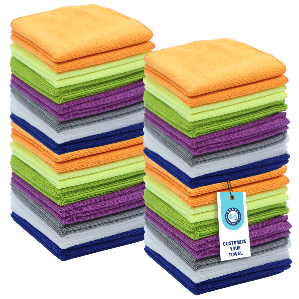 Microfiber Car Towels with logo 30*30CM 300GSM Microfiber Towel Car ...